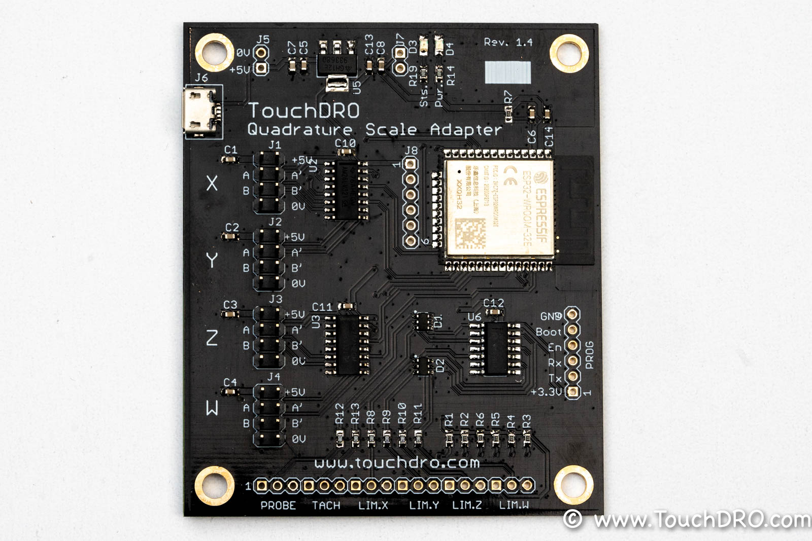 Wireless DRO Adapter for Glass and Magnetic Scales V2