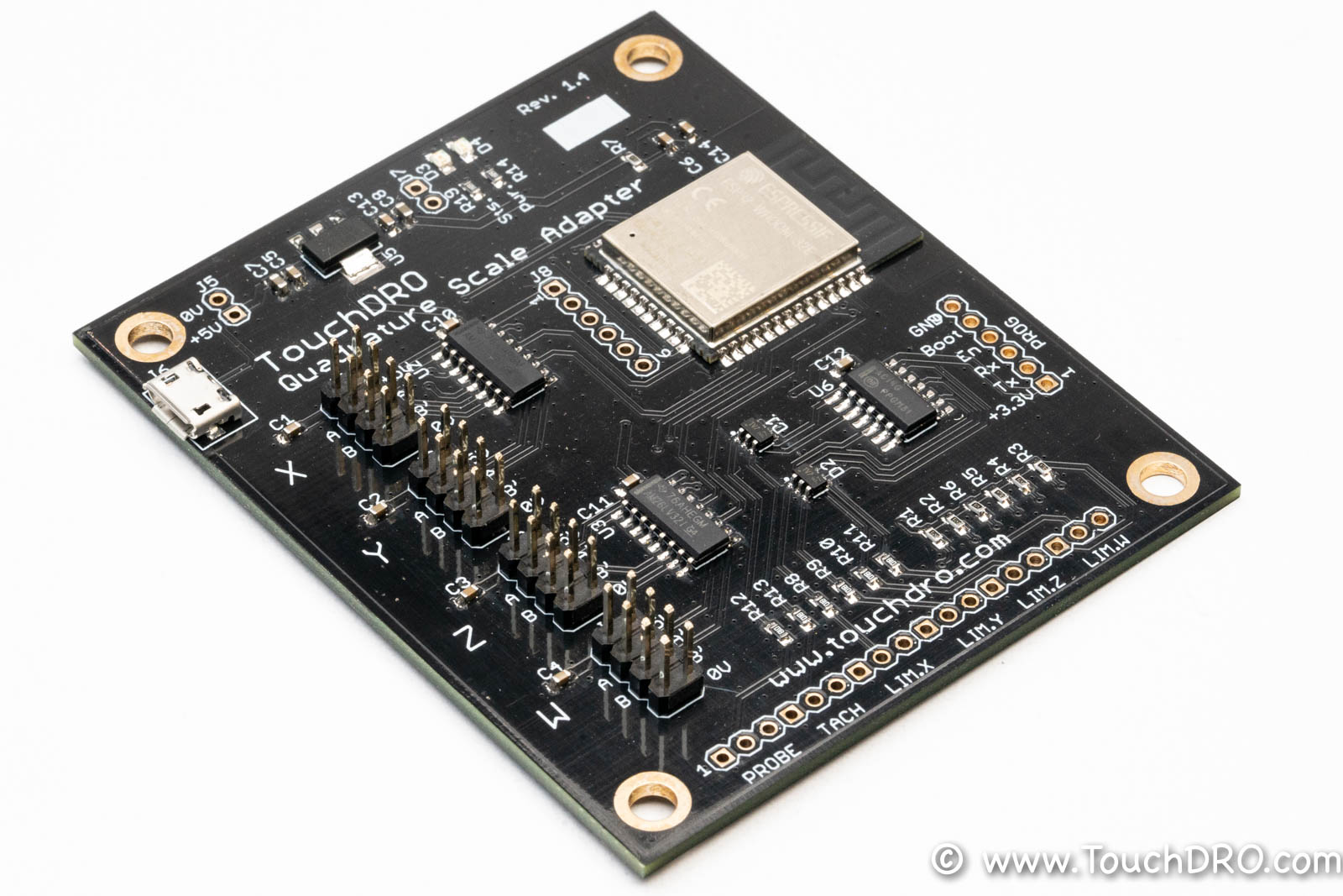 Wireless DRO Adapter for Glass and Magnetic Scales V2