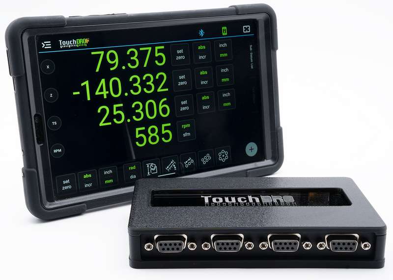 TouchDRO - Modern Touchscreen DRO for Lathes and Milling Machines