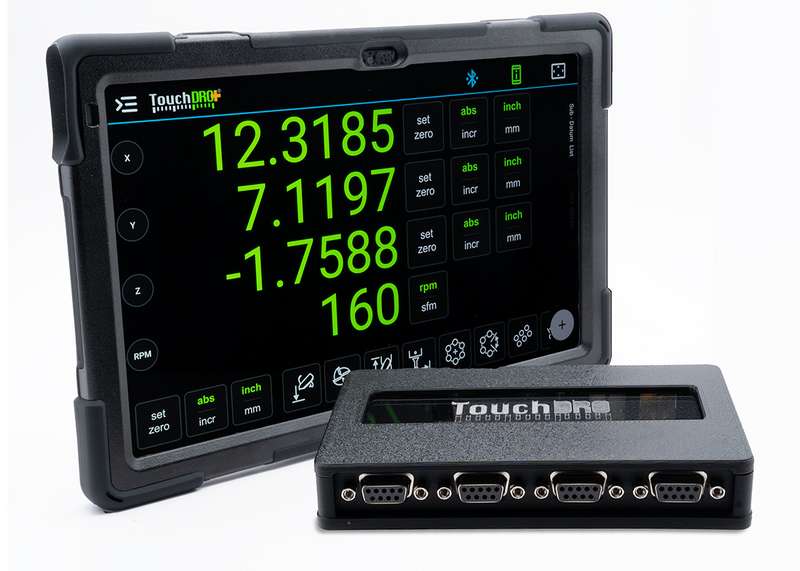 TouchDRO - Modern Touchscreen DRO for Lathes and Milling Machines